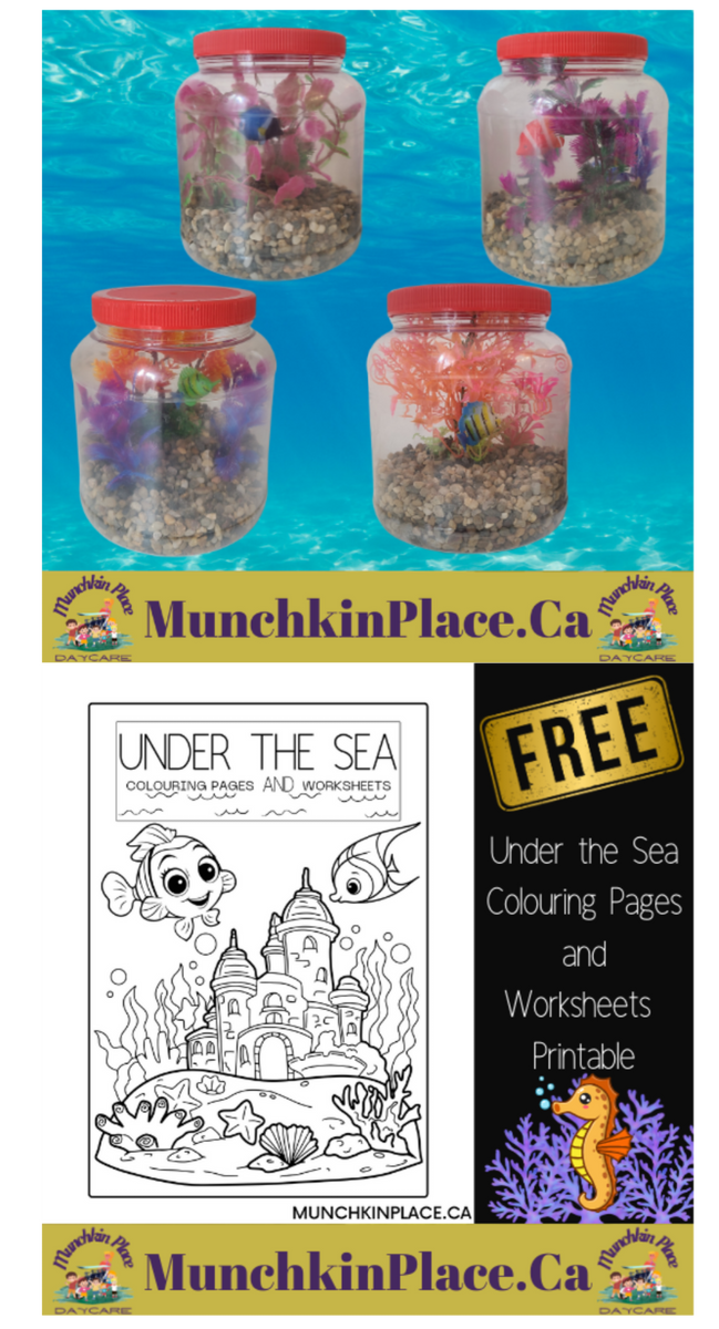 Waterless Fish Bowl and Free Under the Sea Worksheet Printable Pack ...